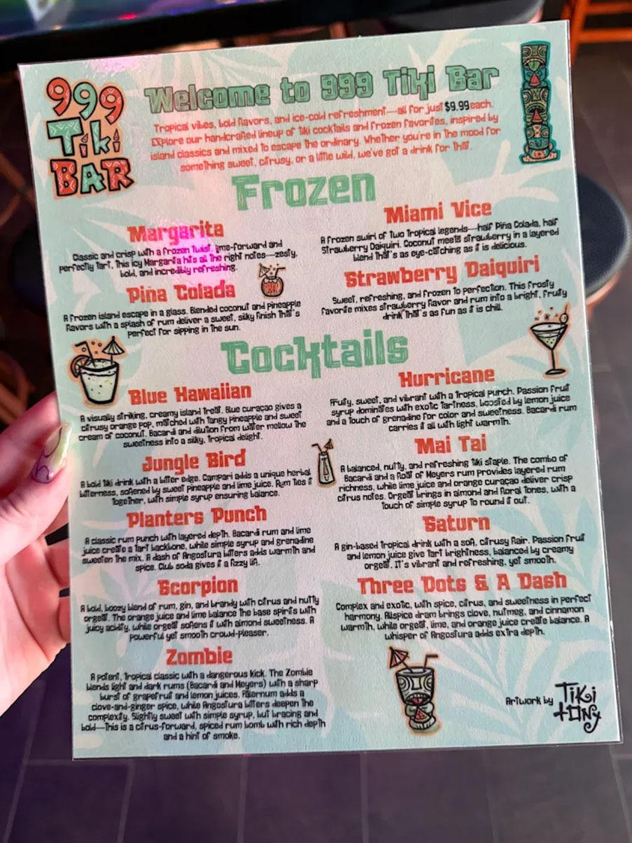 Tiki Bar: 999 Tiki Bar & 999 Pizza | mytiki.life