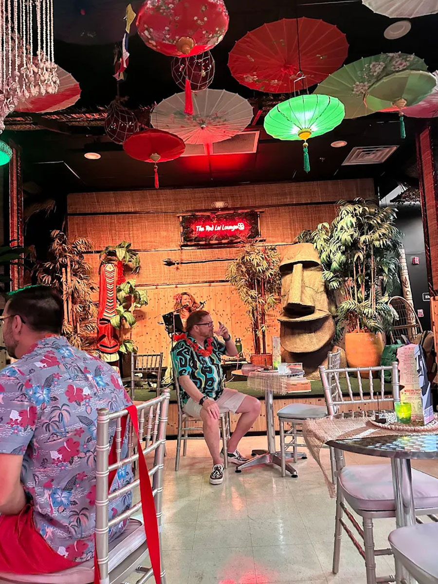 Tiki Bar: Red Lei Lounge - at The Red Gill Bistro | mytiki.life