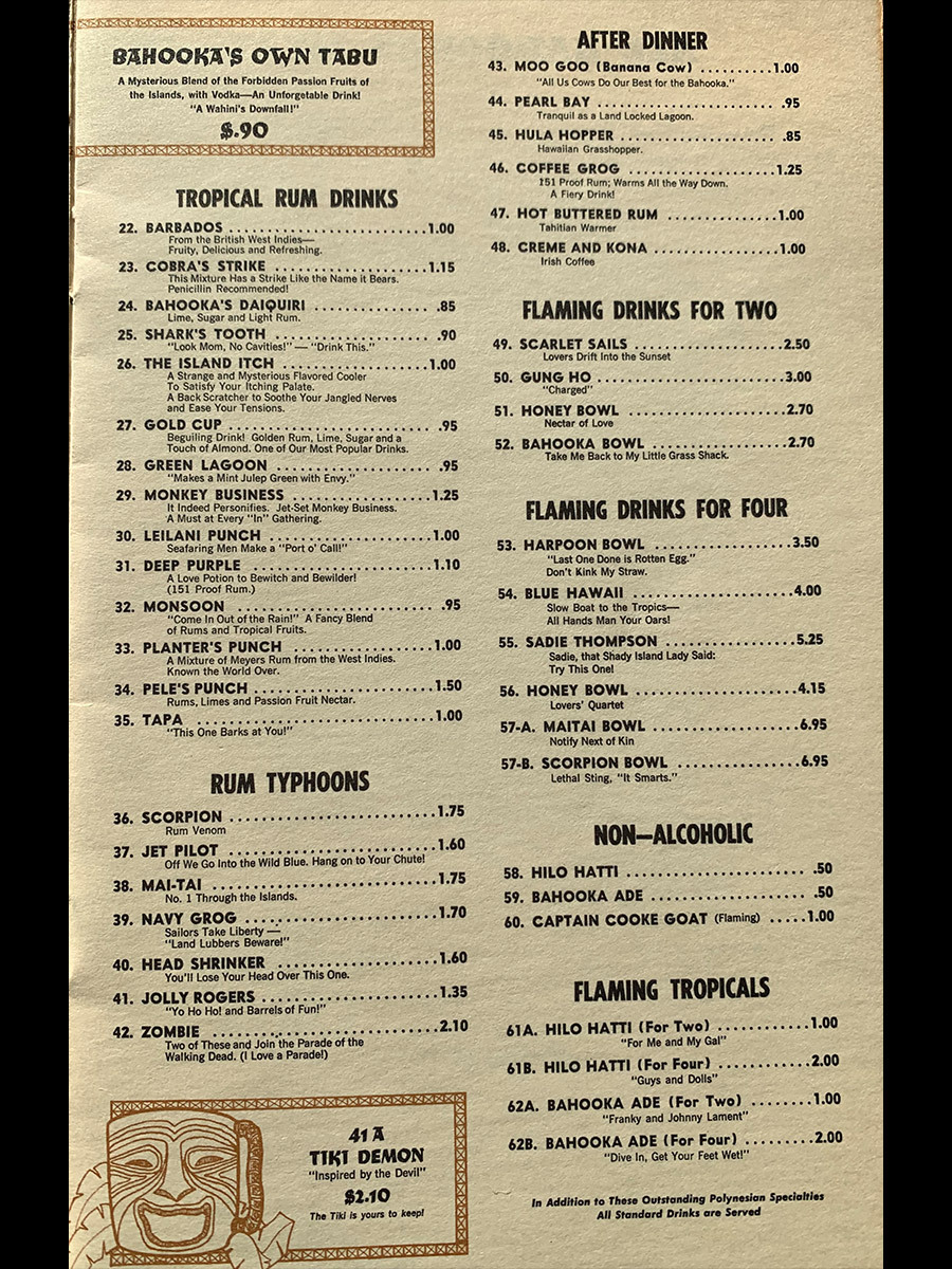 Tiki Bar: Bahooka Ribs & Grog - West Covina | mytiki.life