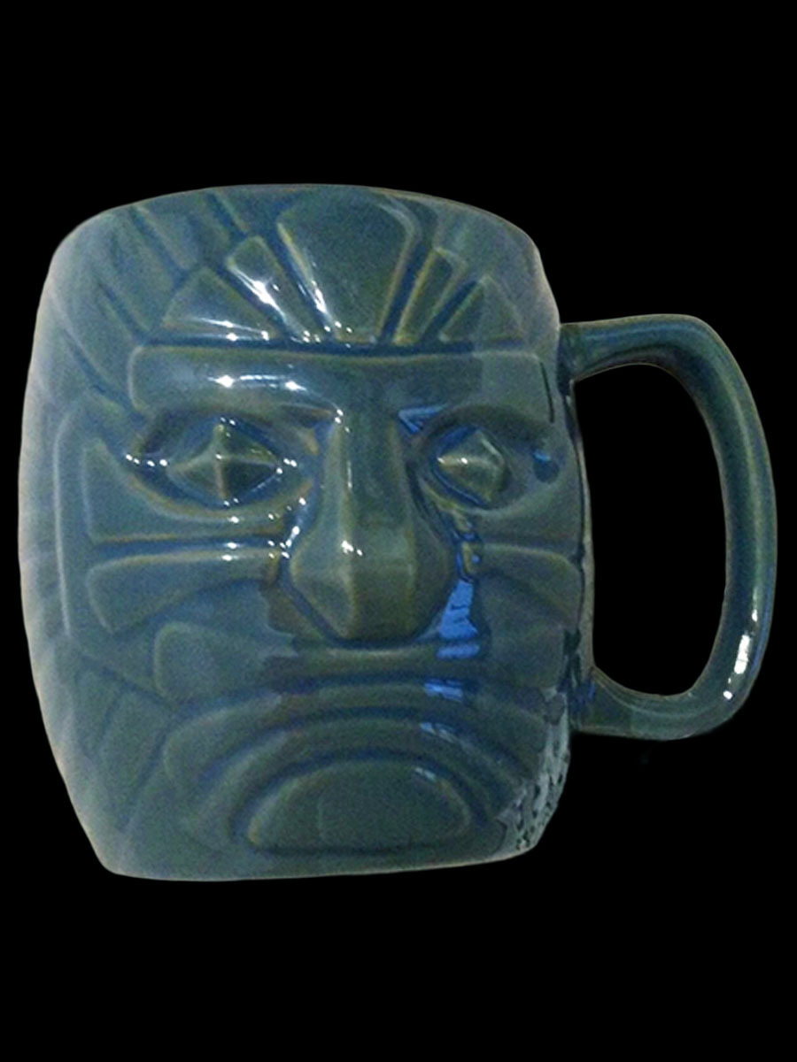 Tiki Mug: Power Tiki Mug - Blue - by Paper Destiny | mytiki.life