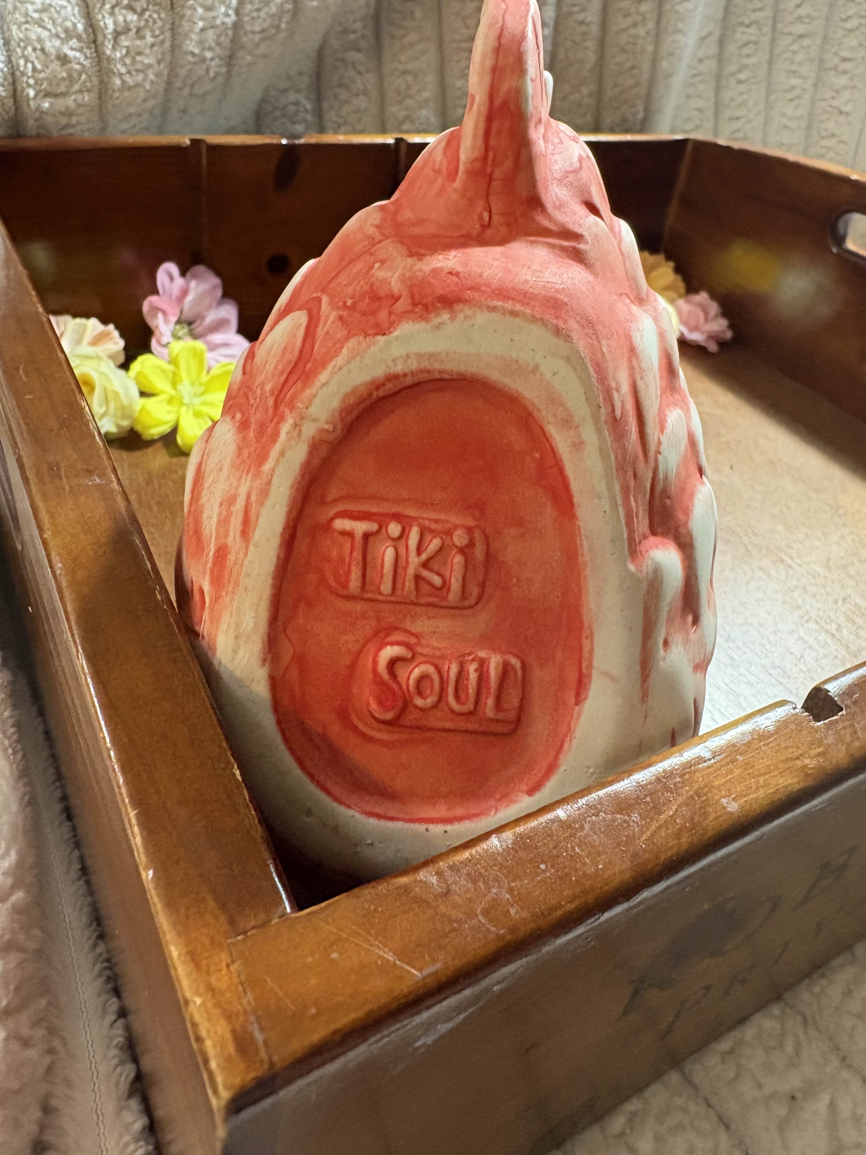 Tiki Mug: Angler - Red - by Tiki Soul | mytiki.life