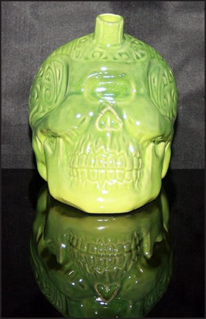 Tiki Mug: The Golden Tiki Maori Cyclops Head In Ghastly… | mytiki.life